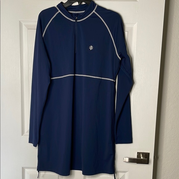 Coolibar | Swim | Coolibar Upf 5 Womens Lawai Ruche Swim Shirt Sun ...